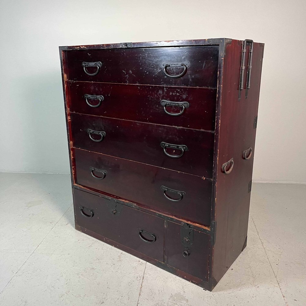 Meiji Era Tansu Sendai Isho-Dansu Chest, Japan, Late 19th Century for ...