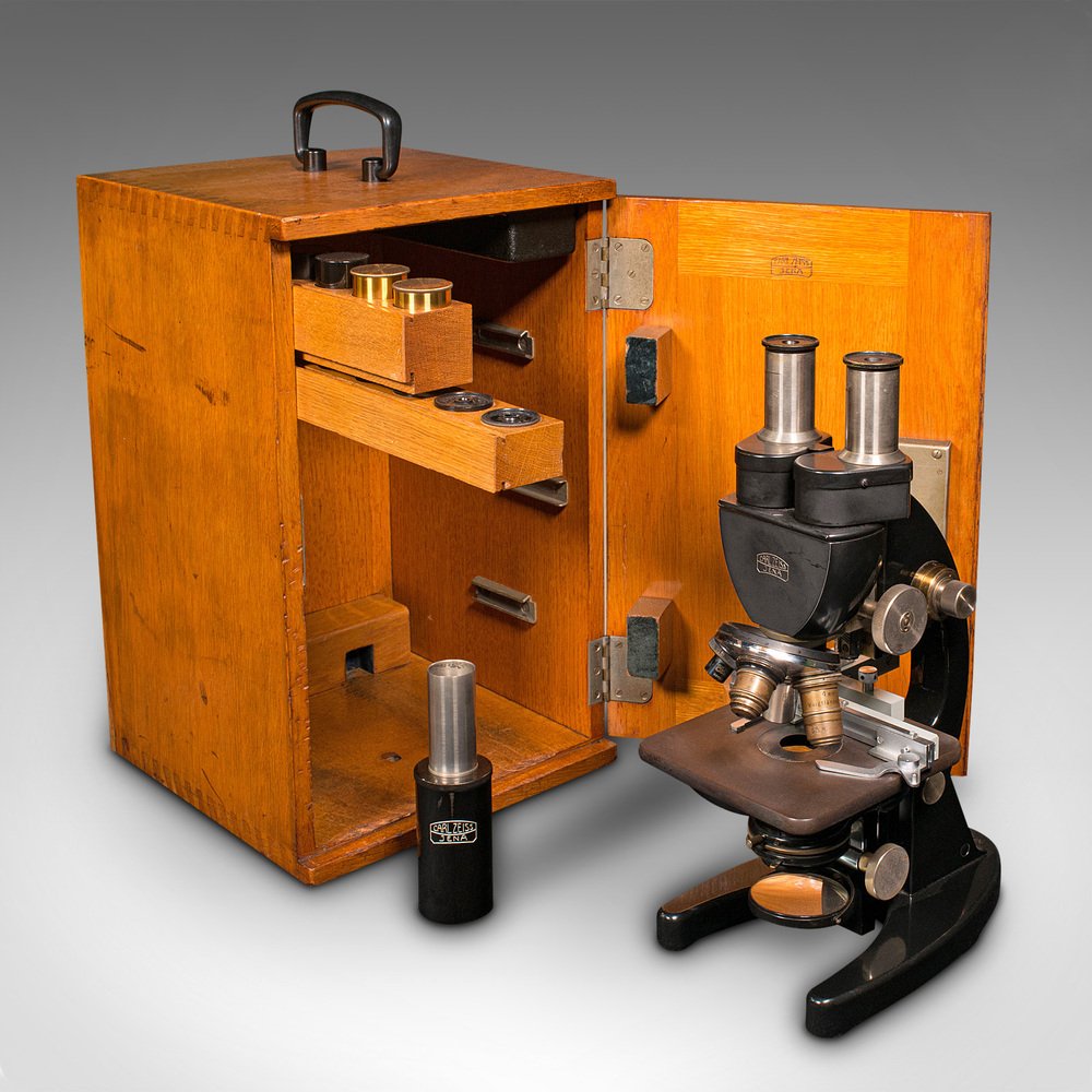 Microscopes de Laboratoire Vintage par Carl Zeiss Jena, Allemagne ...