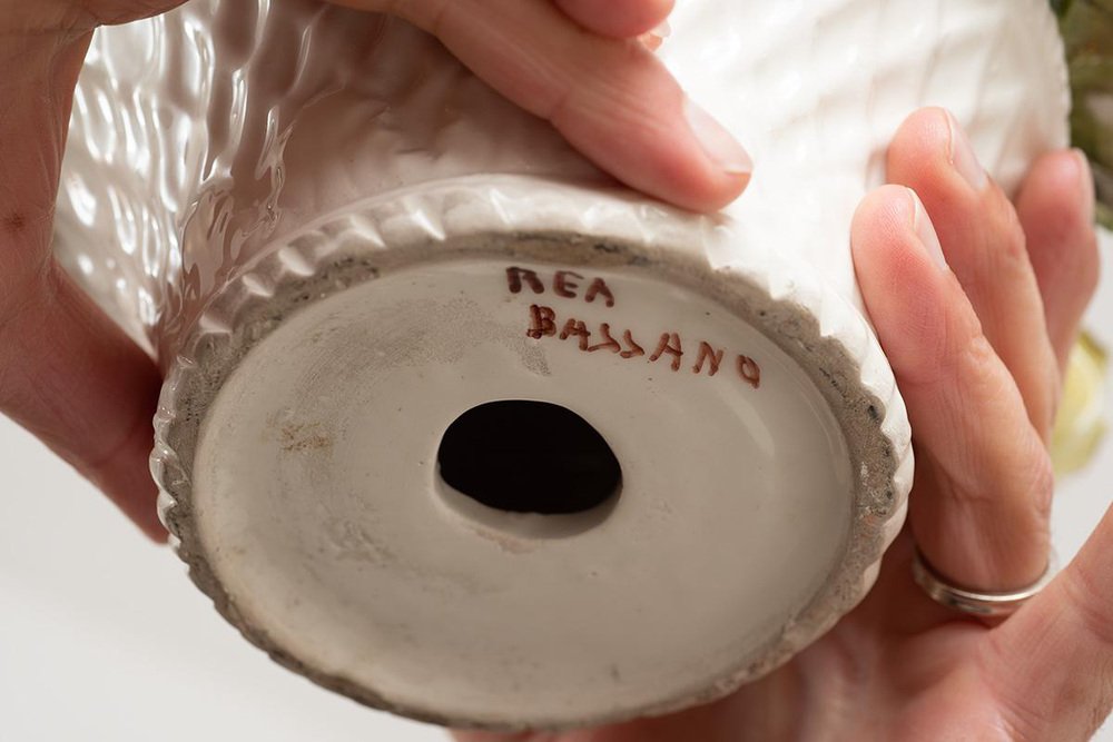 Milieu de Table en Porcelaine Polychrome par Rea Bassano, 1960s en ...