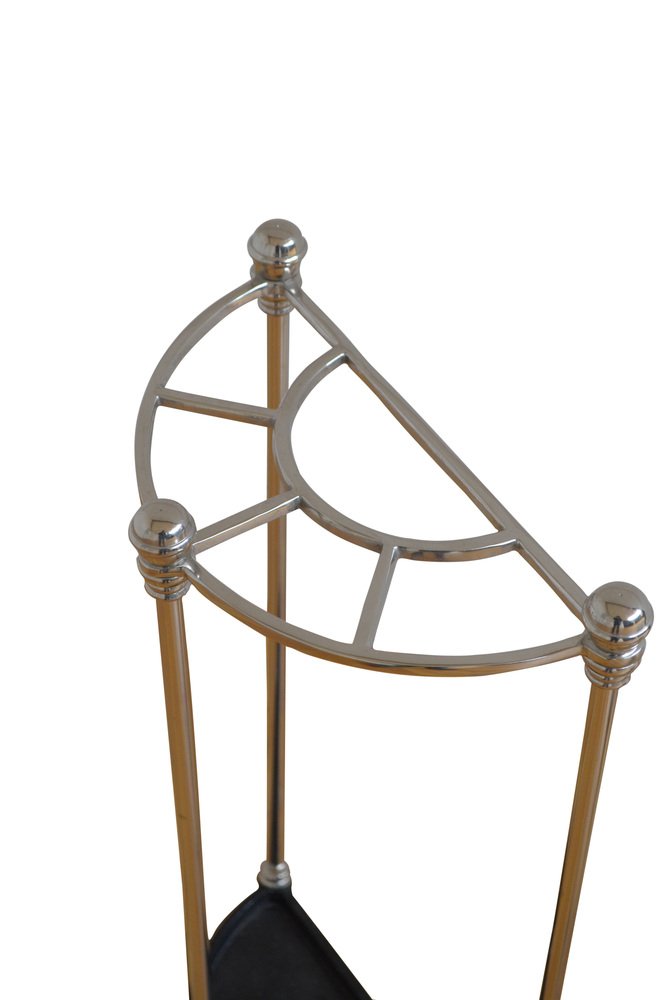 Art Deco Umbrella Stand in Stainless Steel, 1930 for sale at Pamono