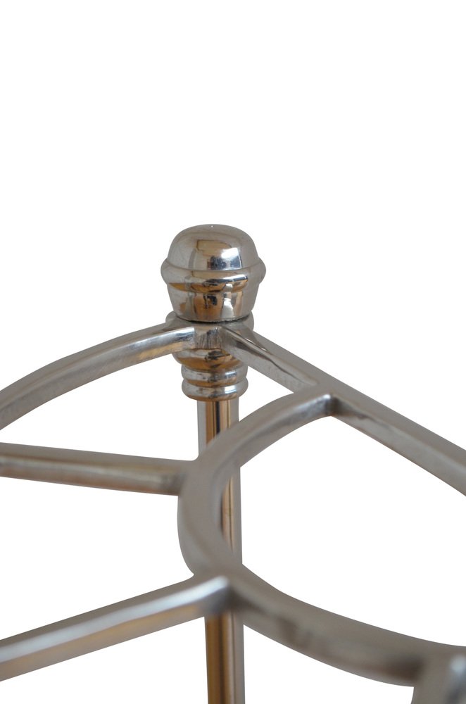Art Deco Umbrella Stand in Stainless Steel, 1930 for sale at Pamono