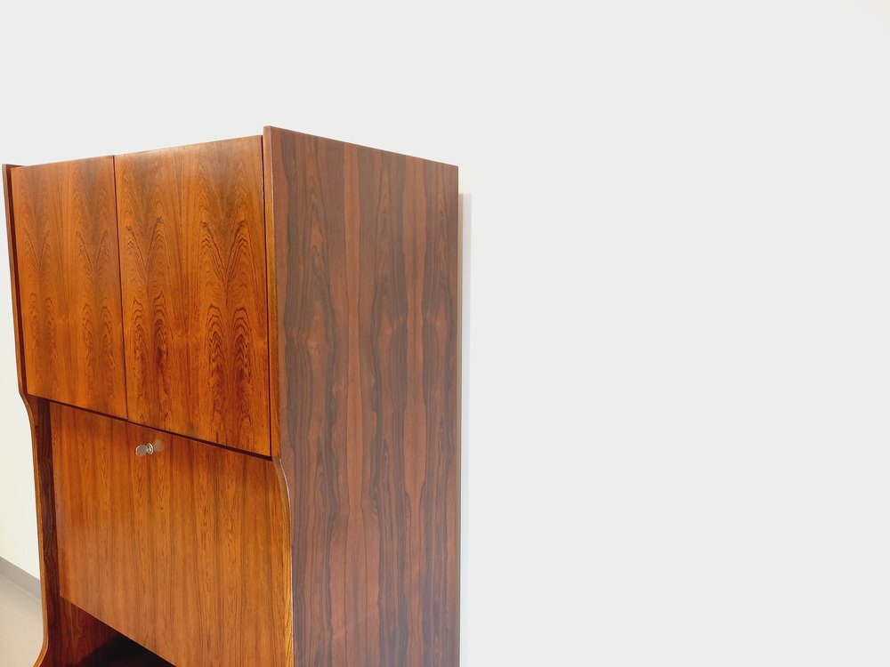 Vintage High Storage Unit in Rosewood, 1960s for sale at Pamono