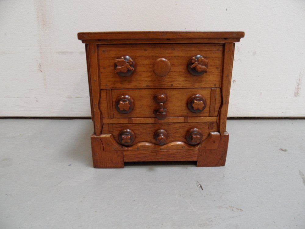 Vintage German Jewelry Box, 1920s for sale at Pamono