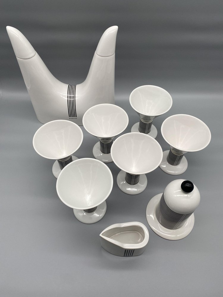 Vienna Collection Porcelain Service by Heide Warlamis, Set of 9 for ...