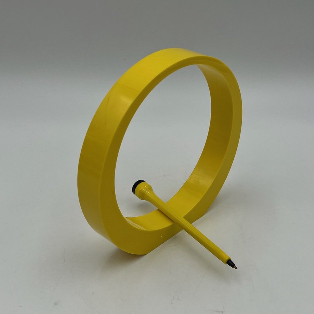 Set d'Écriture Jaune de Biliko, Italie, 1970s en vente sur Pamono