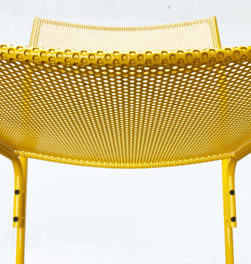 Mid-Century Italian Space Age Perforated Metal Chair, 1960s for sale at ...