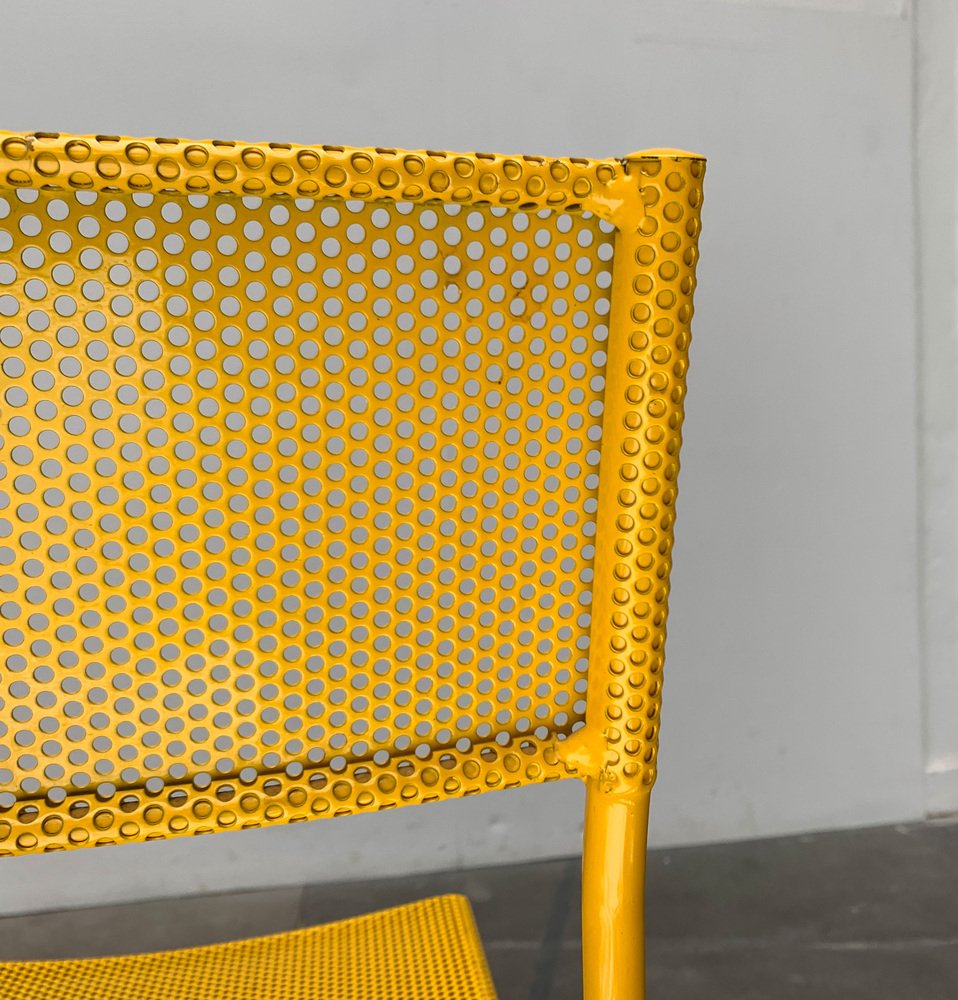 Mid-Century Italian Space Age Perforated Metal Chair, 1960s for sale at ...
