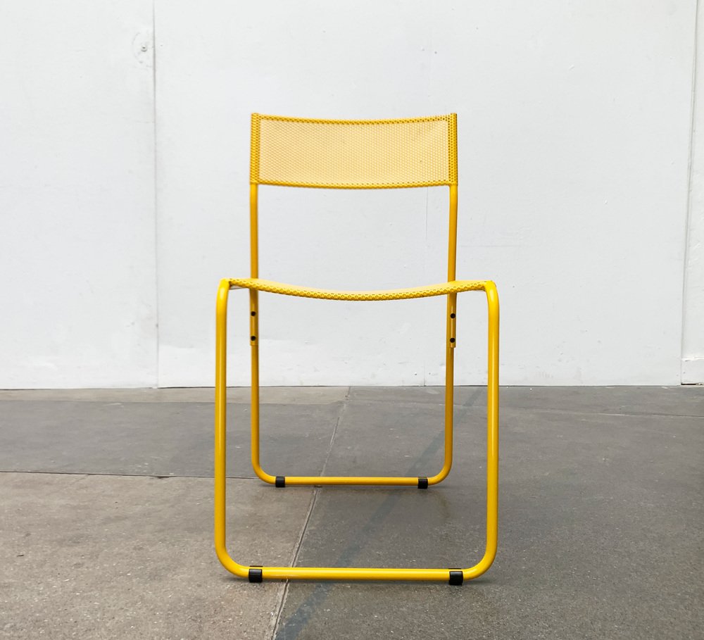 Mid-Century Italian Space Age Perforated Metal Chair, 1960s for sale at ...