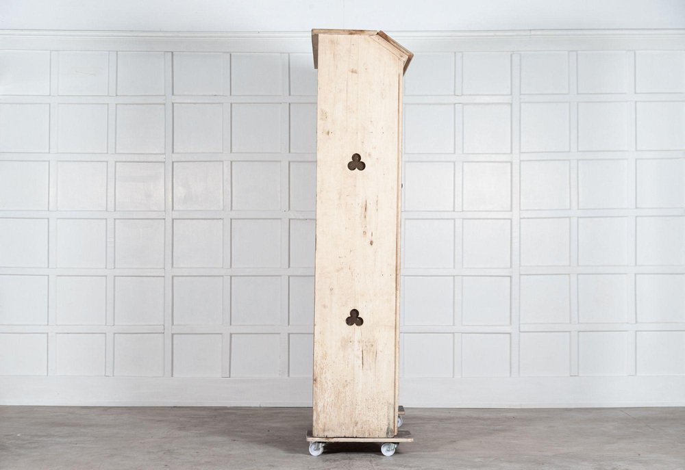 Large 19th Century English Estate Made Pine Housekeepers Cupboard ...