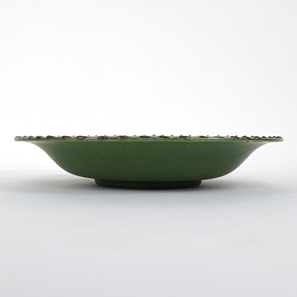 Green Ceramic Wall Plate from Alka for sale at Pamono