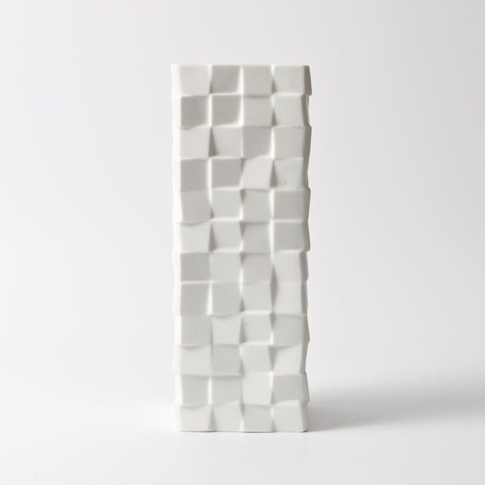 Op Art Vase in Porcelain from Scherzer, 1960s for sale at Pamono