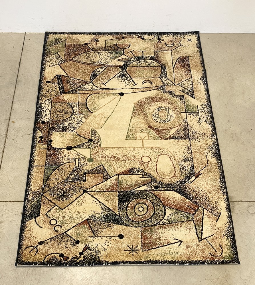 Vintage Rectangular Rug, 1980s for sale at Pamono