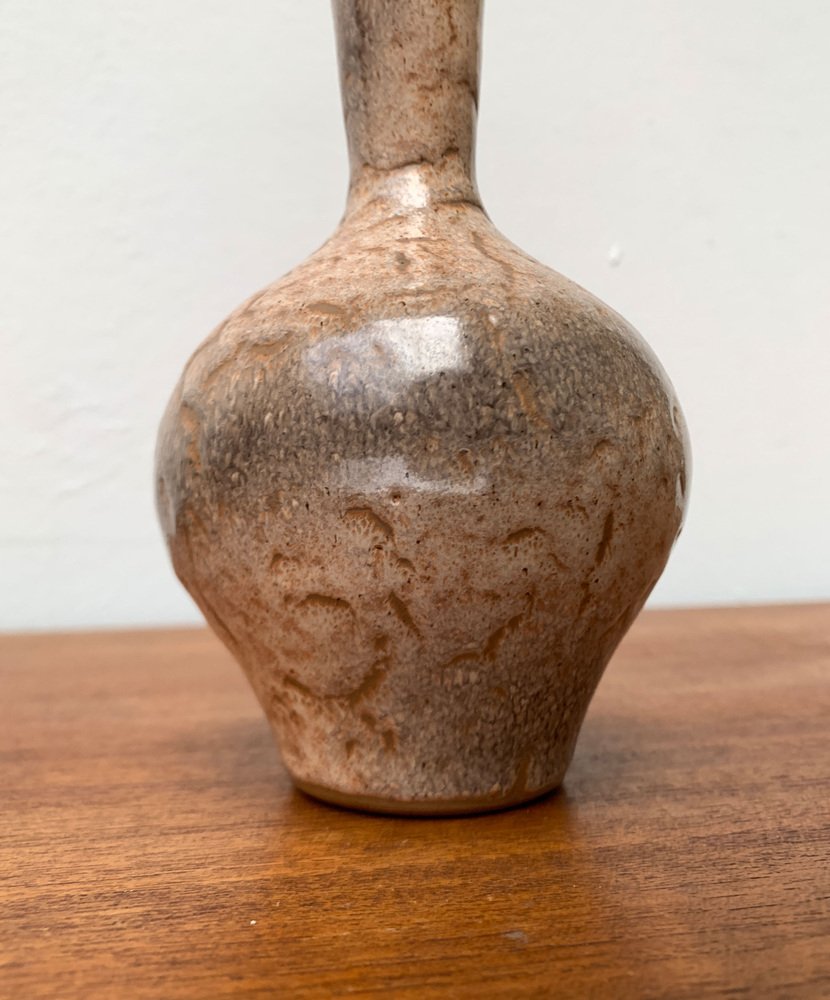 Mid-Century German Minimalist Studio Pottery Vase by Siegfried Gramann ...