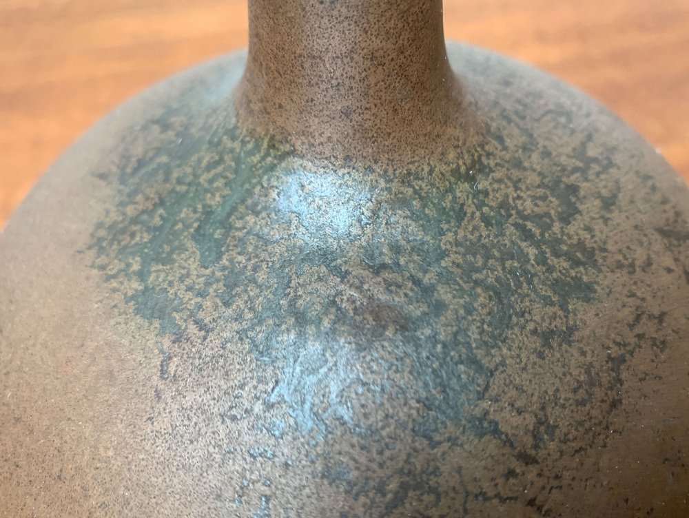Mid-Century German Minimalist Studio Pottery Vase by Siegfried Gramann ...