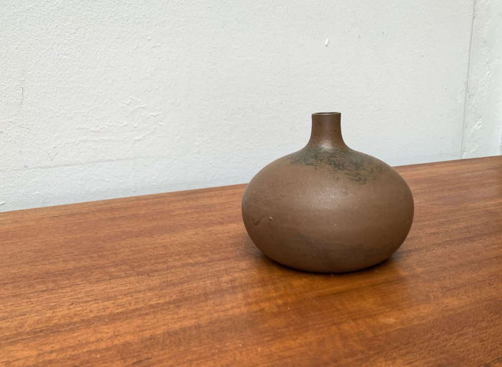 Mid-Century German Minimalist Studio Pottery Vase by Siegfried Gramann ...