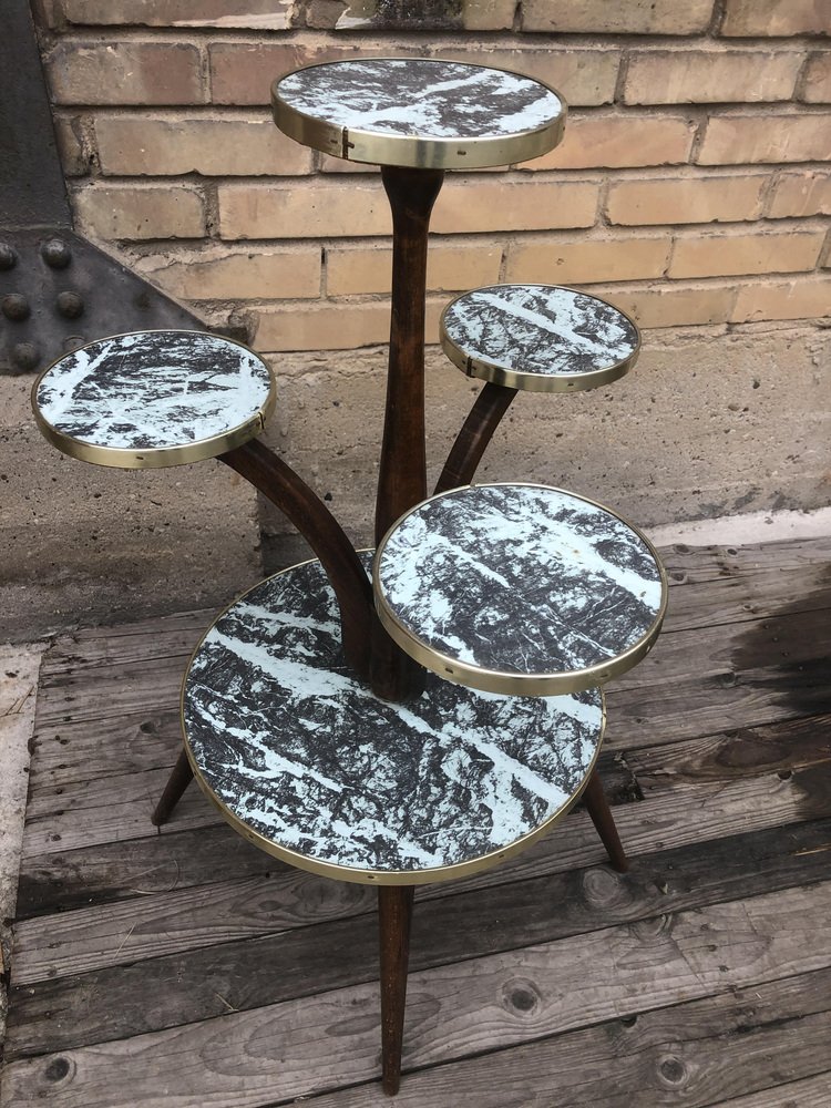 Vintage German Plant Stand, 1950s for sale at Pamono
