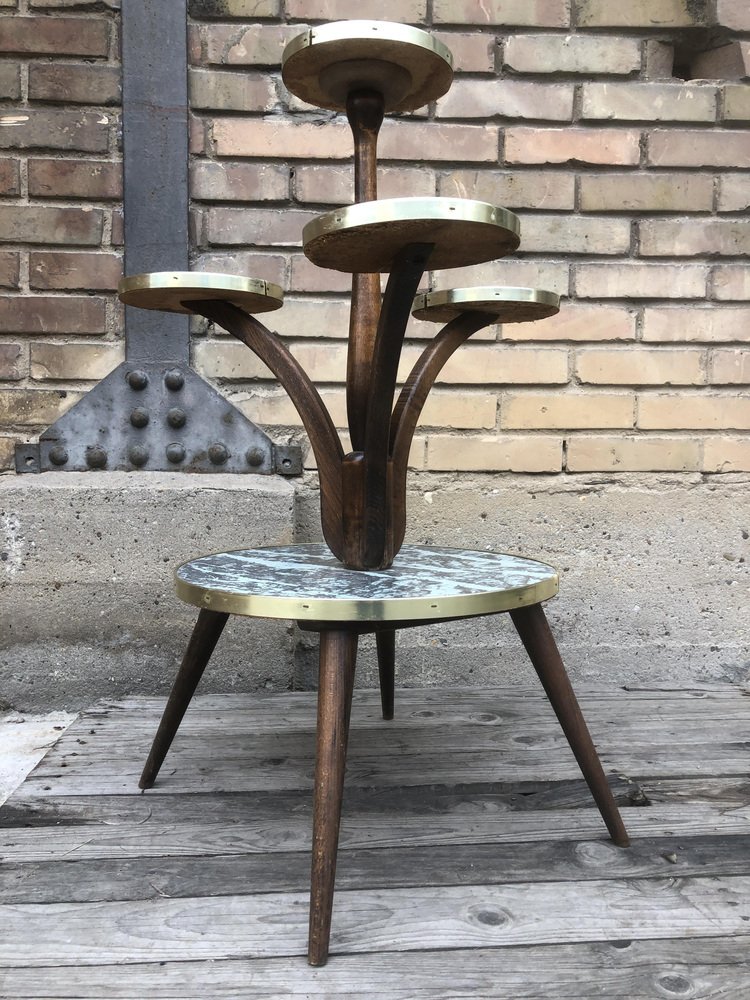 Vintage German Plant Stand, 1950s for sale at Pamono