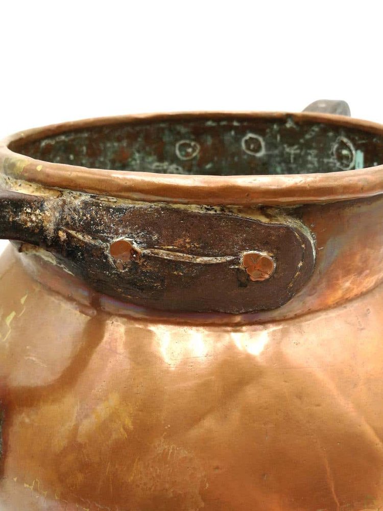 19th Century Copper Cauldron for sale at Pamono