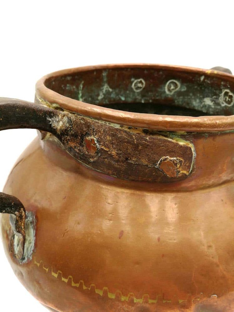 19th Century Copper Cauldron for sale at Pamono