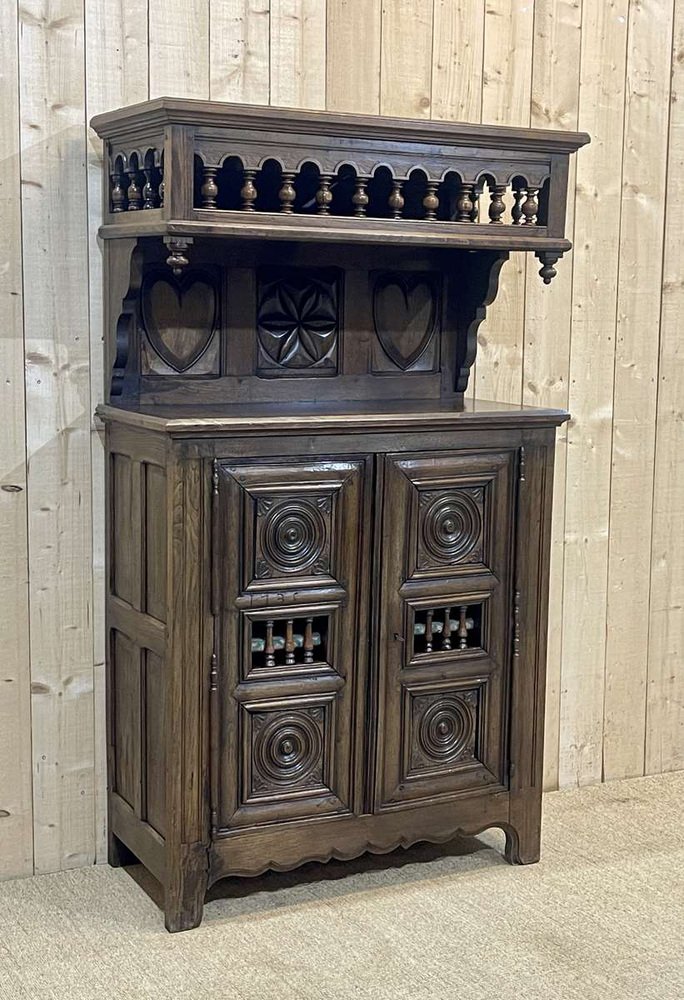 Buffet Breton en Châtaigner, 1950s en vente sur Pamono