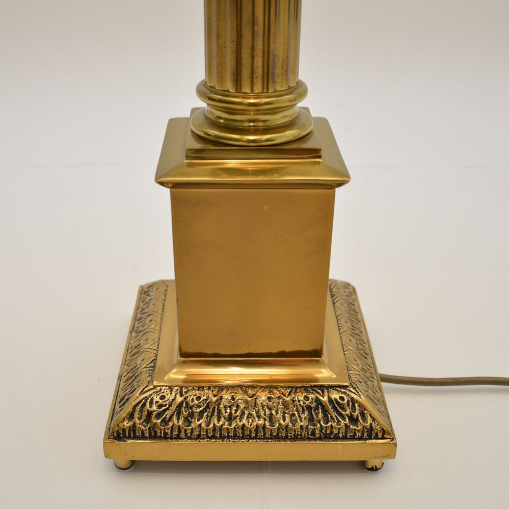 Neoclassical Brass Table Lamp, 1950 for sale at Pamono