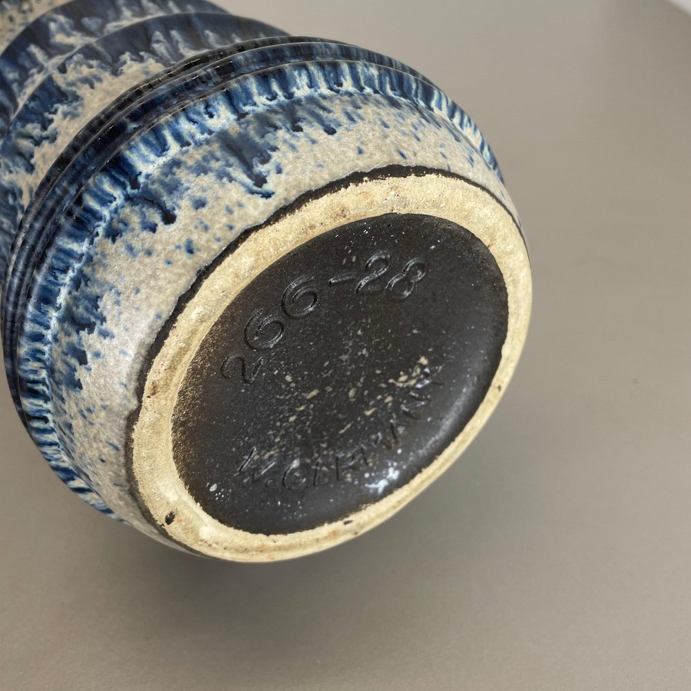 Fat Lava Multi-Color Blue Zigzag Vase from Scheurich, Germany Wgp ...