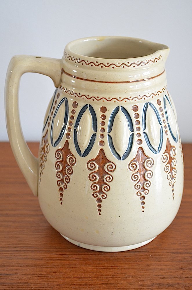 Art Nouveau Stoneware Beer Jug in Ceramic from Steuler for sale at Pamono