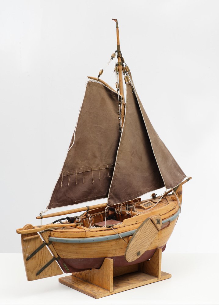 Botter Ship Model, the Netherlands, 1960s for sale at Pamono