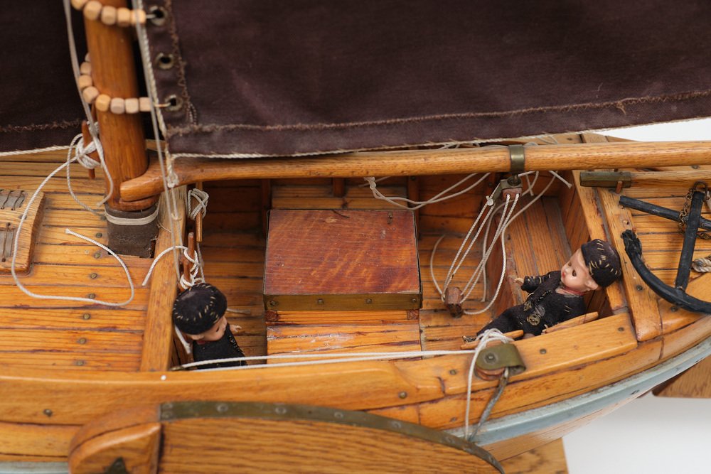 Botter Ship Model, the Netherlands, 1960s for sale at Pamono