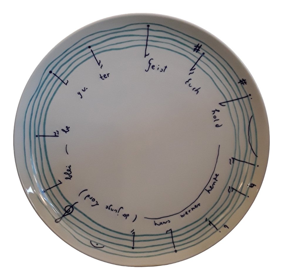 Porcelain Artist No. 6 Wall Plate with the Number 0111/5000 by Hans ...