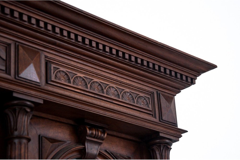 Bookcase with Glass Vitrine, France, 1880 for sale at Pamono