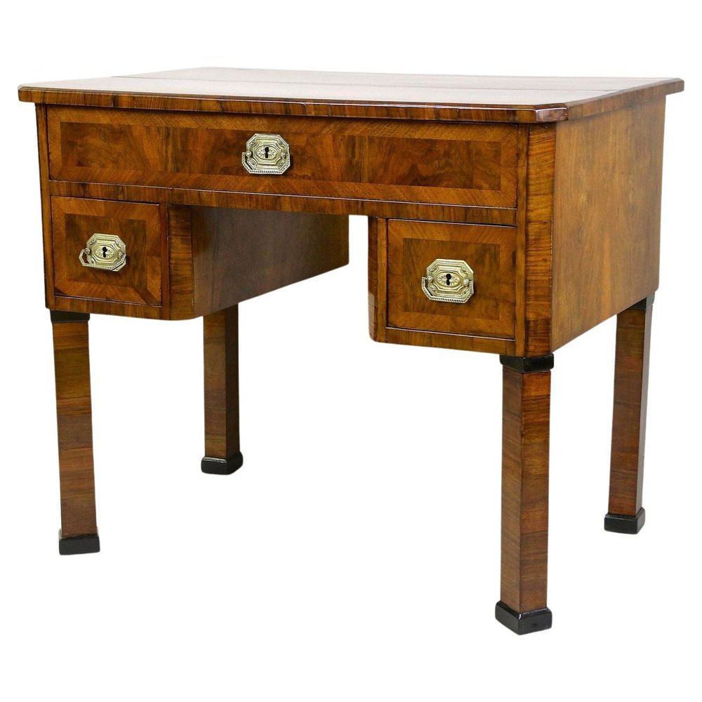 19th Century Biedermeier Writing Desk in Nutwood, Austria, 1830s for ...
