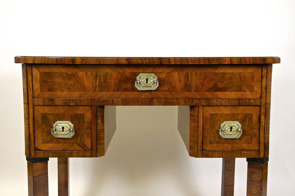 19th Century Biedermeier Writing Desk in Nutwood, Austria, 1830s for ...