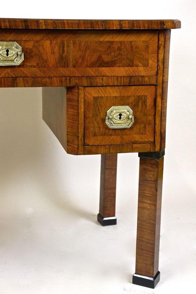 19th Century Biedermeier Writing Desk in Nutwood, Austria, 1830s for ...