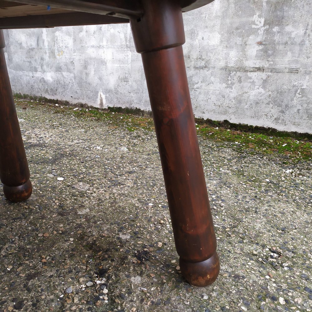 Brutalist Extendable Dining Table, 1950s for sale at Pamono
