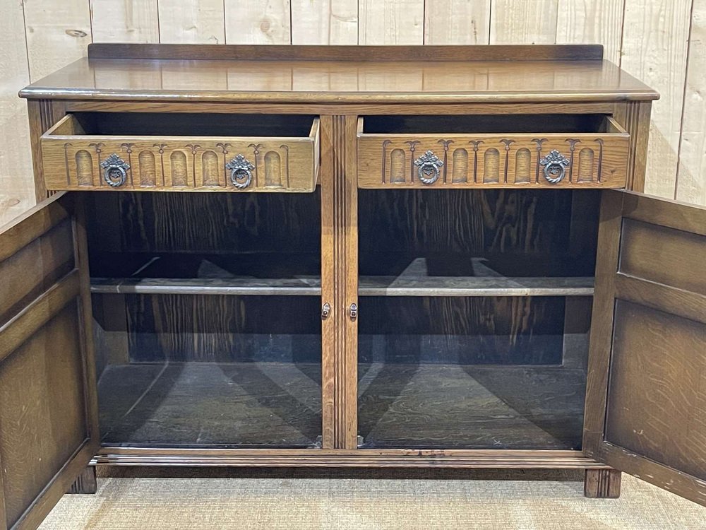English Buffet in Oak, 1950s for sale at Pamono