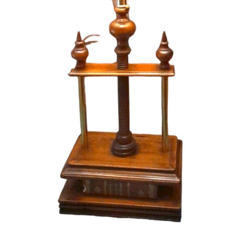 Vintage Schreibtischlampe mit Pergamentschirm von Valenti, Spanien bei ...