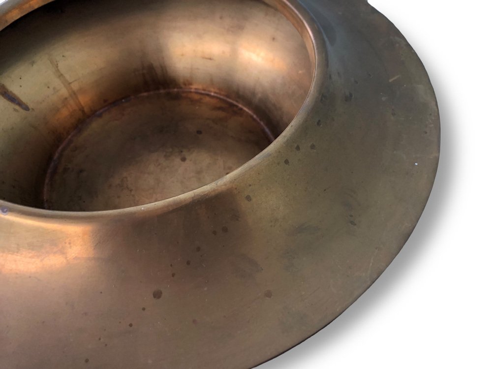 Italian Caspó in Brass Cachepot by Celestial Gallinaro, 1950s for sale ...