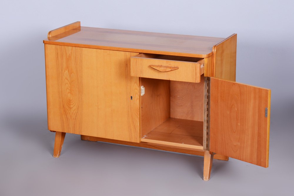 Small Mid-Century Czech Ash Cabinet from Tatra Pravenec, 1950s for sale ...