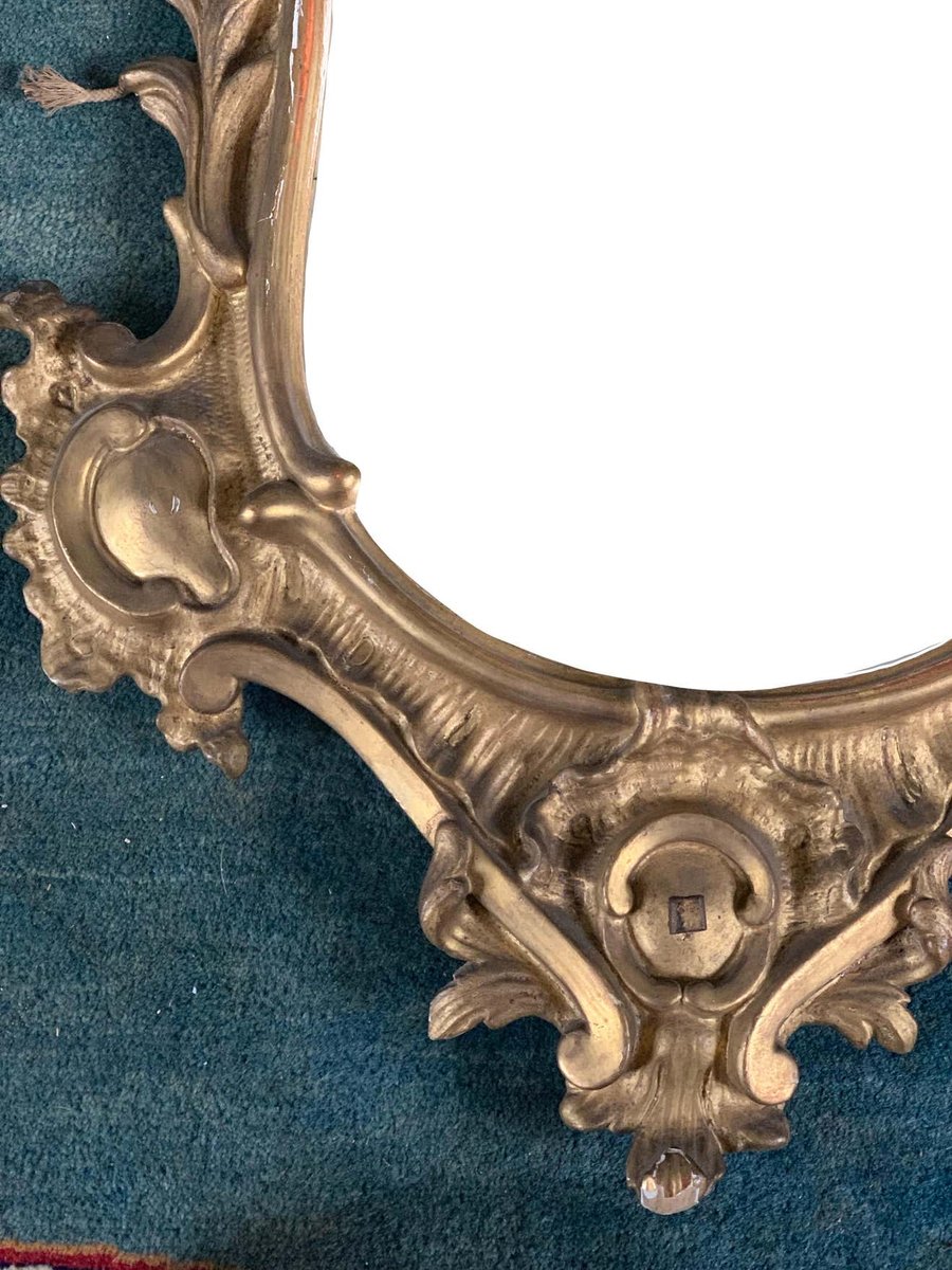 19th Century Regency Style Gilded Mirror for sale at Pamono