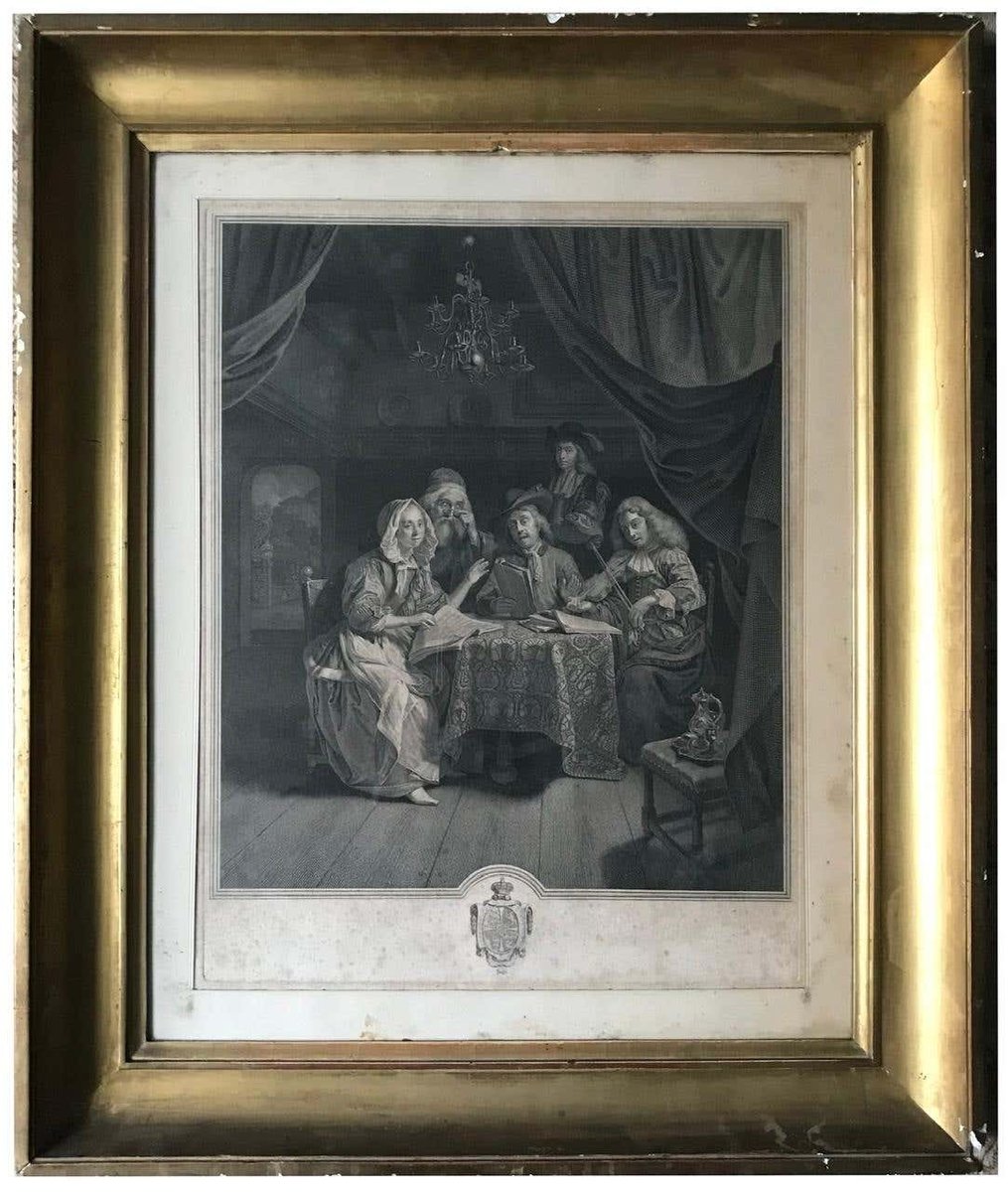 Georg Wille, The Family Concert, 18th Century, Engraving on Paper for ...