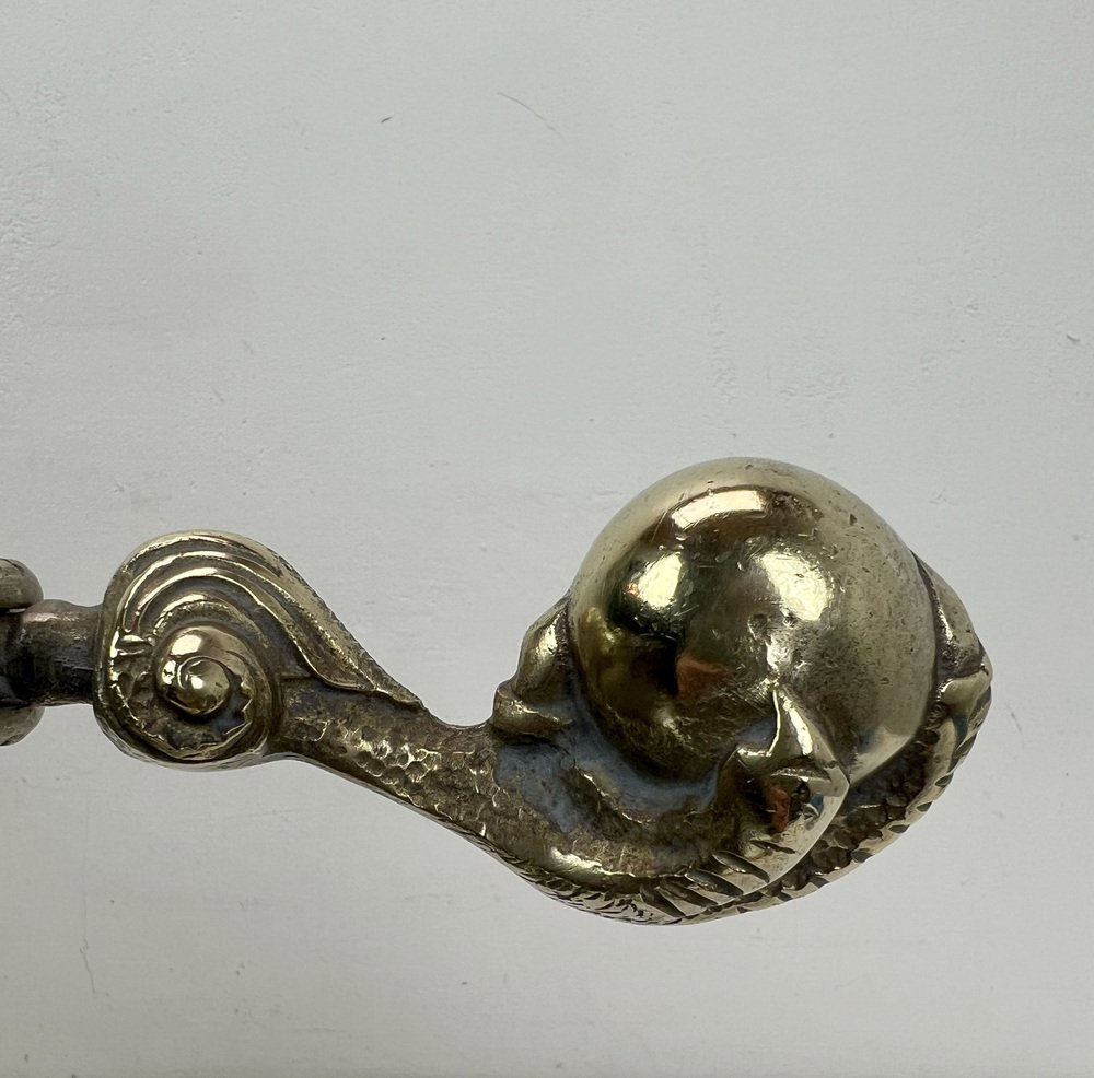 Antique Brass Fire Tools with Eagle Claws, Late 19th Century, Set of 5 ...