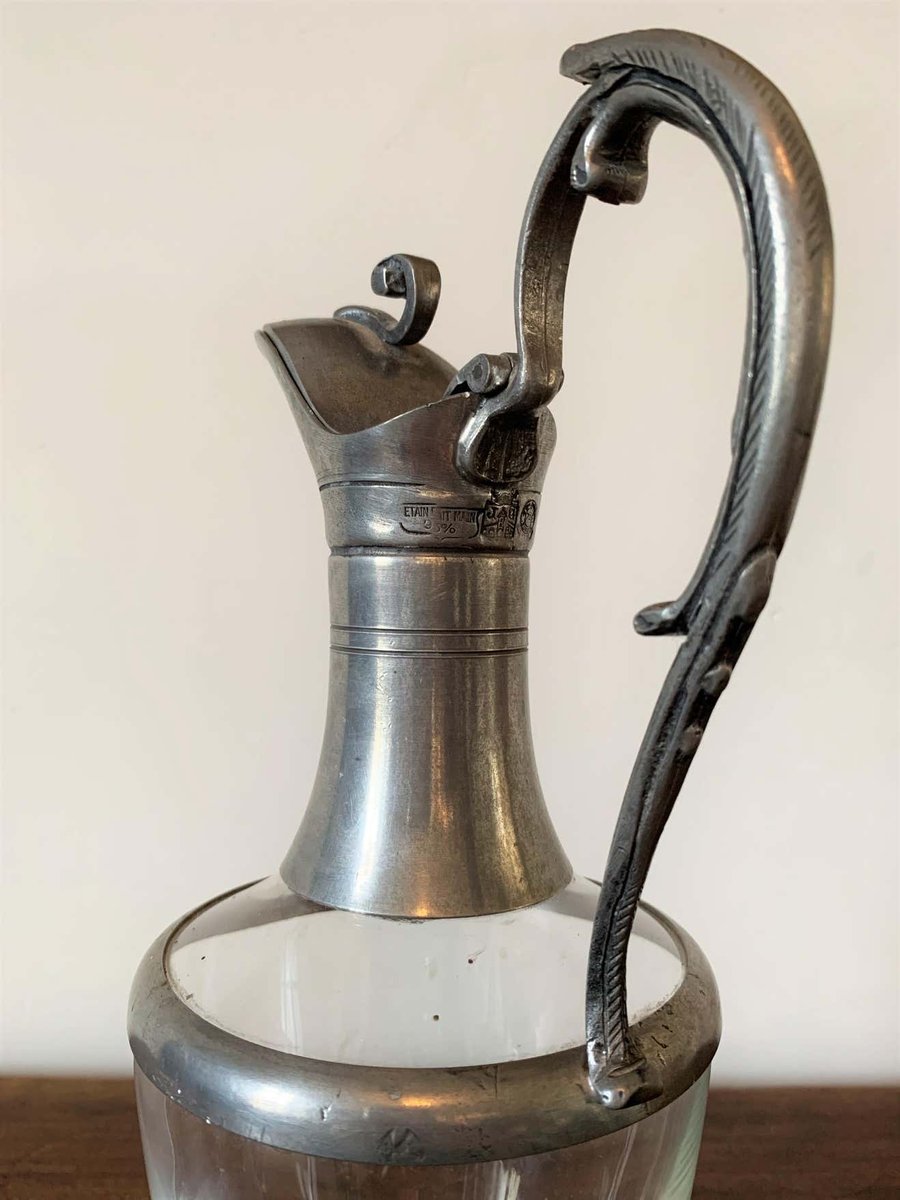 Antique Carafe in Glass, 1890s for sale at Pamono