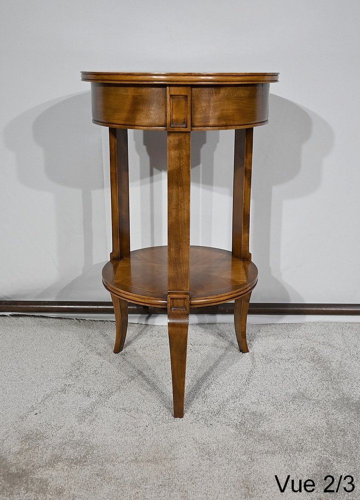 Small Pedestal Table in Beech and Ash for sale at Pamono