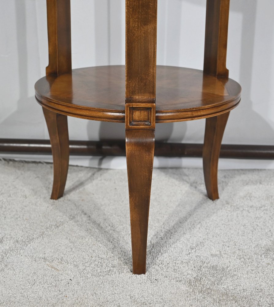 Small Pedestal Table in Beech and Ash for sale at Pamono
