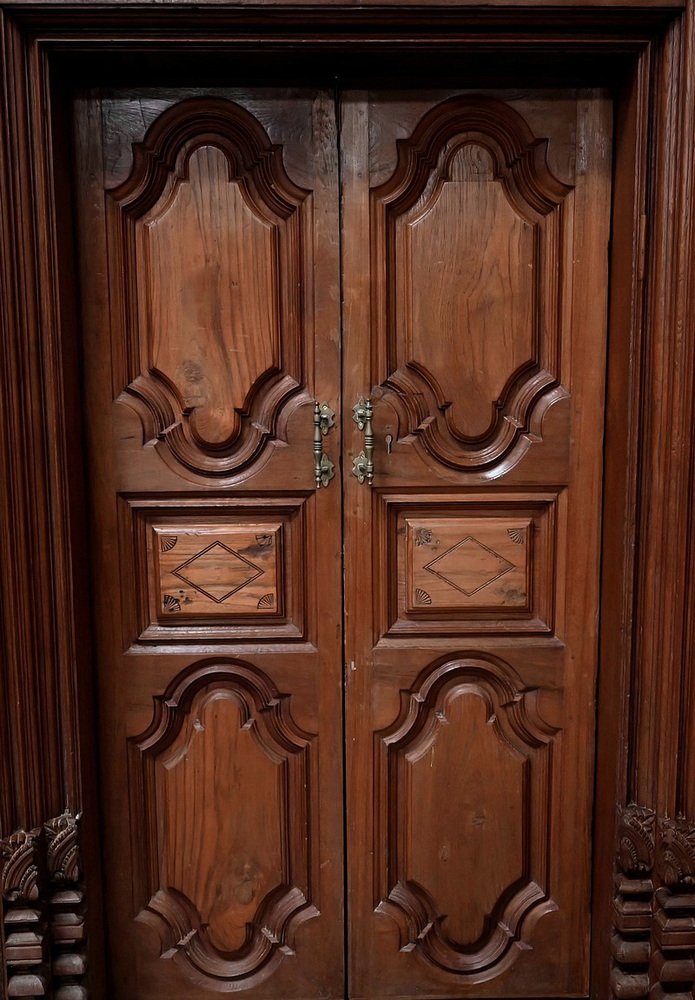 Louis XIV Style Indian Doors in Teak for sale at Pamono