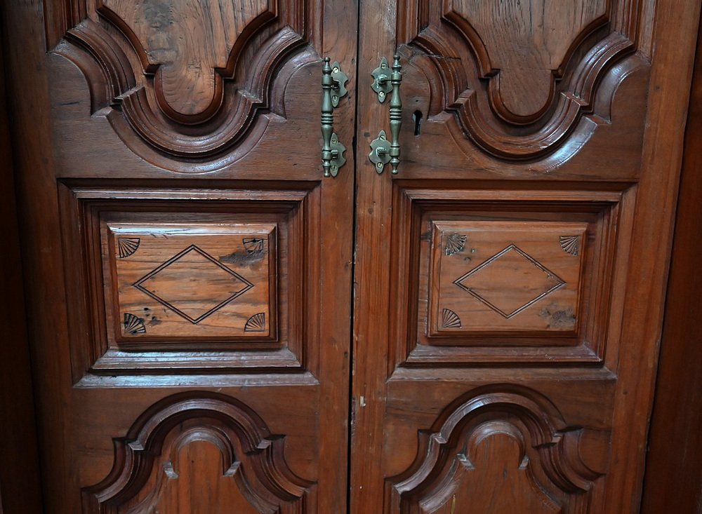 Louis XIV Style Indian Doors in Teak for sale at Pamono