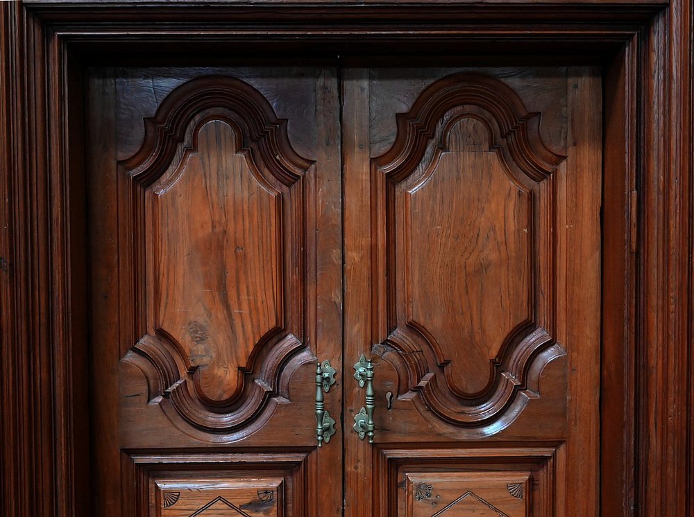 Louis XIV Style Indian Doors in Teak for sale at Pamono