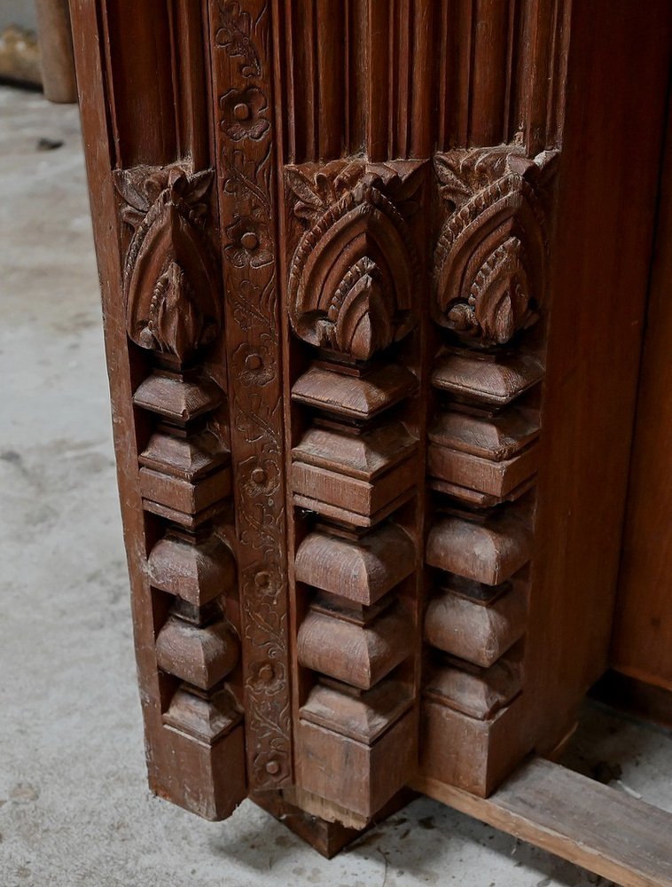 Louis XIV Style Indian Doors in Teak for sale at Pamono