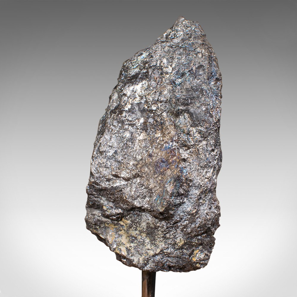 Vintage Earth Metals with Oak Plinth, 1970s for sale at Pamono